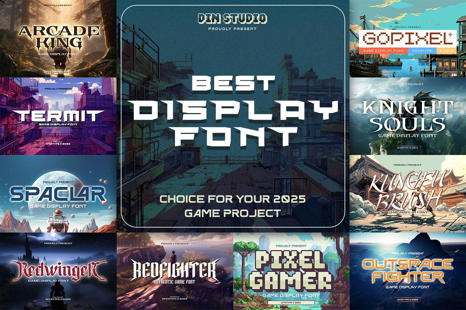 10 Best Display Game Font Choices for Your 2025 Game Project