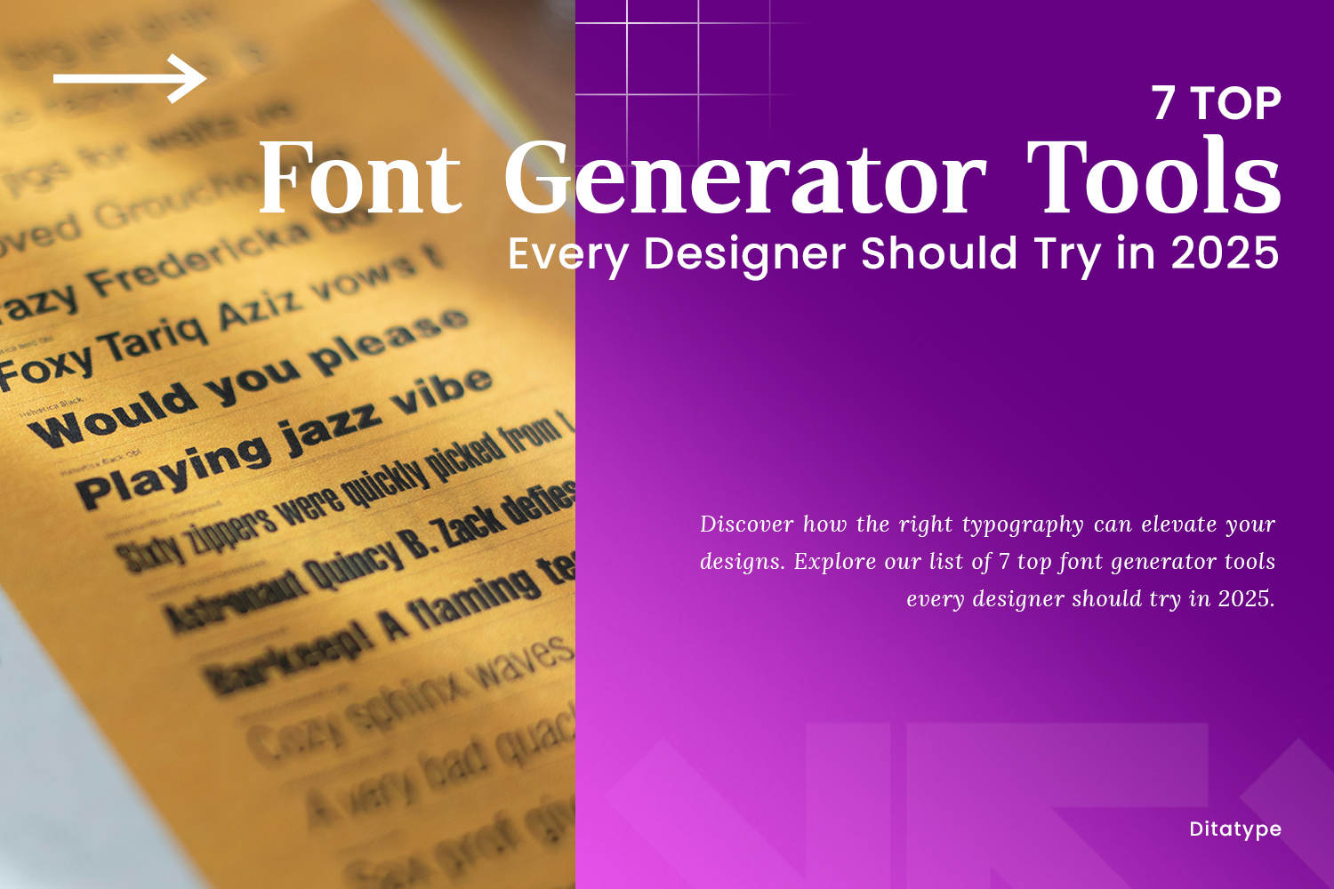 7 Top Font Generator Tools Every Designer Should Try in 2025 - Dita Type
