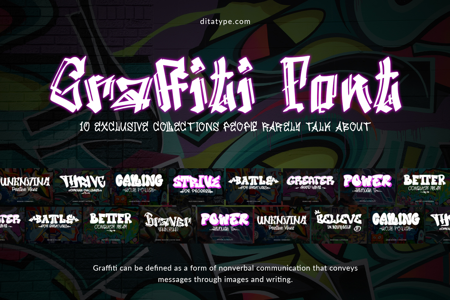 Graffiti Font Style Combination: 10 Exclusive Collections People Rarely ...