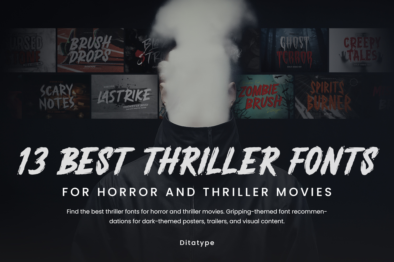 13 Best Thriller Fonts for Horror and Thriller Movies