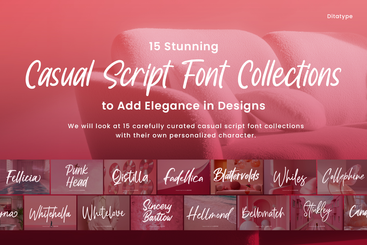 15 Stunning Casual Script Font Collections to Add Elegance in Designs ...
