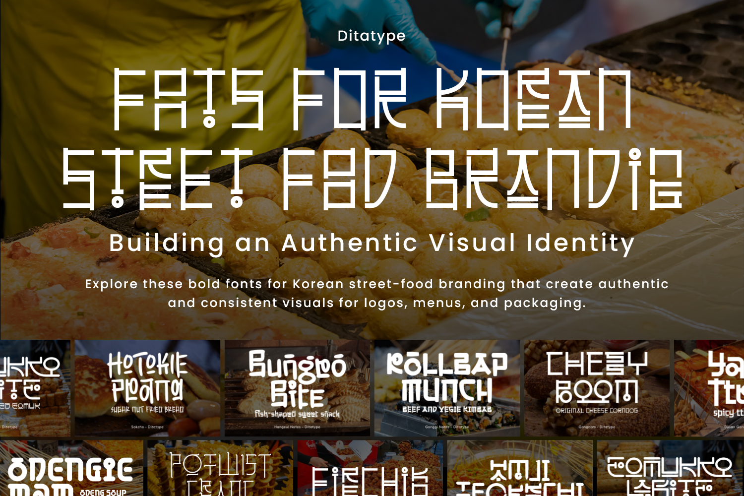Fonts for Korean Street Food Branding: Building an Authentic Visual ...